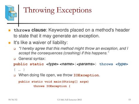 File Input And Output Topics File Input Exception Handling File Output