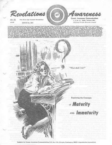 Cosmic Awareness 1984 21 A Device To Replace Awareness Interpreters Pdf