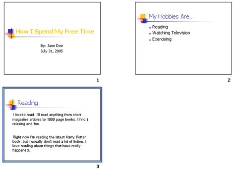 PowerPoint 2003 Formatting Text