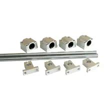 PCS SET Linear Rail Shaft Optical Axis Rod OD Mm SCS UU Linear Block Bearing