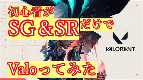 【valorant】初心者がsgとsrだけで挑む 1 Youtube