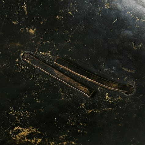 Original French Ca1840s Light Infantry Officers Brass Gorget With Ha