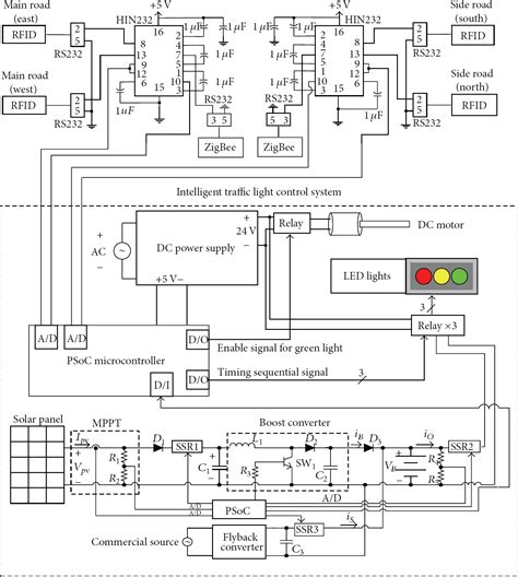 traffic signal control circuit diagram circuit diagram