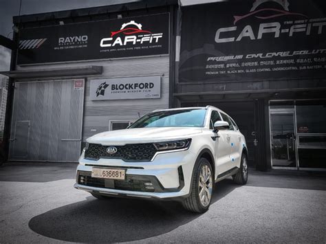 쏘렌토 Mq4 신차패키지신차검수 레인보우v90 열차단 썬팅 Ppf 휀다방음 언더코팅 유리발수 유리막코팅 By 카핏 김포본점 네이버 블로그