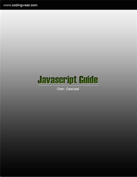 javascript guide belajar pemrograman javascript pdf