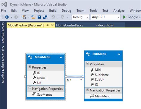 Creating Dynamic Menu From Database By Using Mvc Angularjs