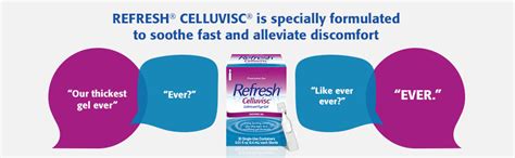 Refresh Celluvisc Lubricant Eye Gel For Dry Eyes Preservative Free Drops 0 01 Fl
