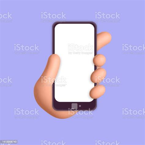남자 손 홀딩 전화 모형 템플릿 3d 벡터 디자인 일러스트 레이 션 자연에 대한 스톡 벡터 아트 및 기타 이미지 자연 휴대전화 사진 예술 및 공예제품 Istock