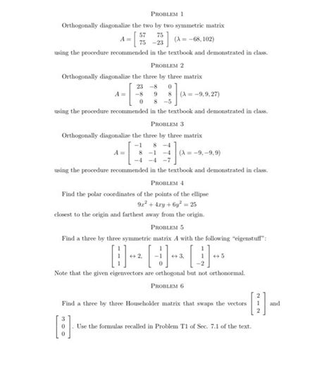 orthogonally diagonalize the two by two symmetric