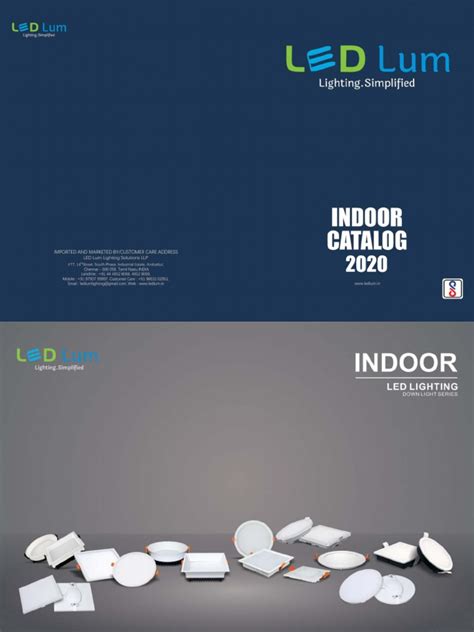 Ledlum Indoor Cataloge 2019 Cdr Pdf