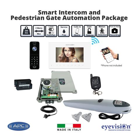 Automatic Pedestrian Gate Opener Remote Controlled Secure Pedestrian Door Gate System With