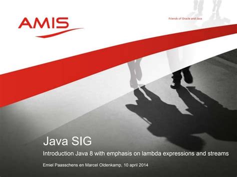 Introduction Of Java 8 With Emphasis On Lambda Expressions And Streams Ppt