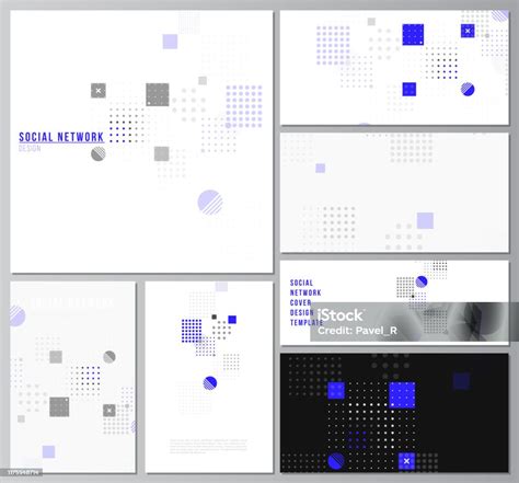 인기있는 형식으로 현대 소셜 네트워크 모형의 편집 가능한 레이아웃의 최소 추상 벡터 그림 유체 기하학적 모양이 있는 추상 벡터 배경입니다 0명에 대한 스톡 벡터 아트 및