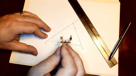 How To Trisect A Line Youtube