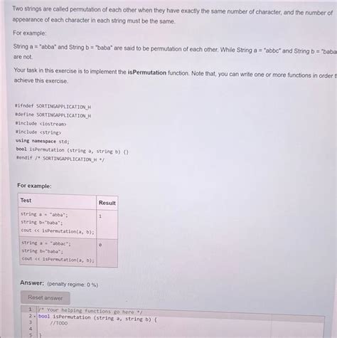 Solved Two Strings Are Called Permutation Of Each Other When