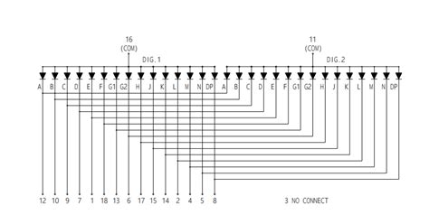 Two Digits 7 Segment Alphanumeric Red Led Display Common Anode 056 Inch