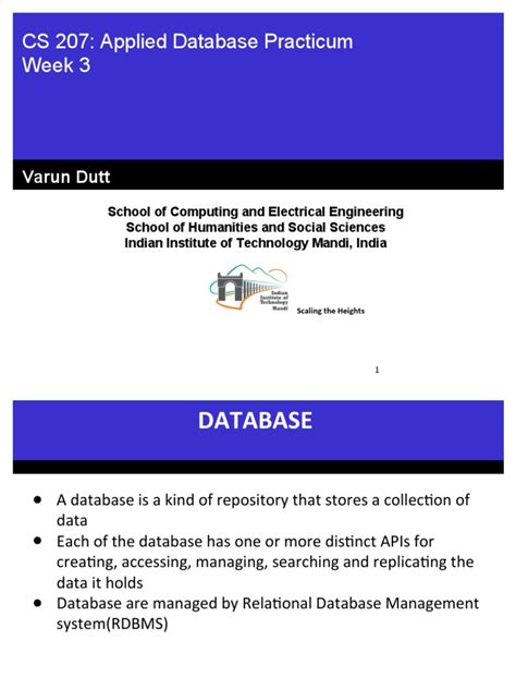 Rdbms Pdf Relational Database Table Database