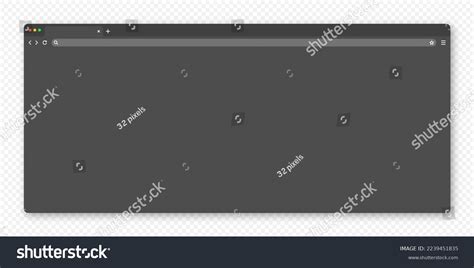 Blank Web Browser Window Tab Toolbar Stock Vector Royalty Free 2239451835 Shutterstock