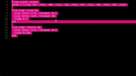 Sonic Pi Live Coding Tutorial Part 7 Introduction To Using Ring Buffers 2022 Youtube