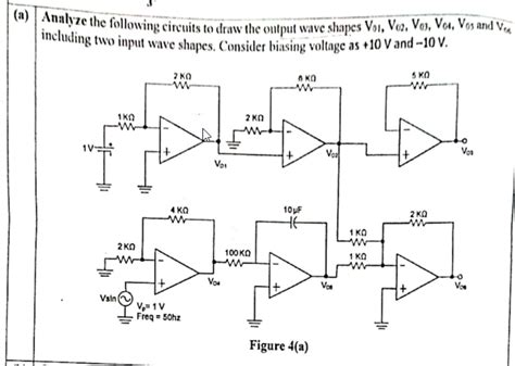 Solved A Analyze The Following Circuits To Draw The Oulput Chegg