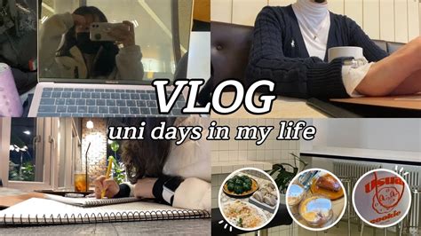 Vlog 대학생 브이로그 망한 발표와 터진 멘탈 독일어 시험을 신청했다📑 한남동 나들이 난포・유주얼쿠키・아키