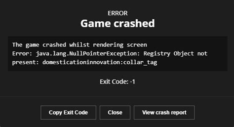 Collar Tag Brokenloading Crash · Issue 137 · Alexmodguydomesticationinnovation · Github