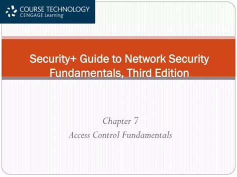 Ppt Security Guide To Network Security Fundamentals Third Edition