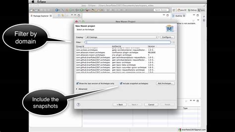 Gpe Fork V2 Create A Gwt Project From Maven Archetype In Eclipse Youtube