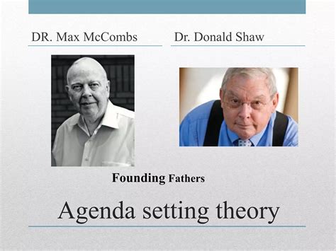 Agenda Setting Theory Pptx