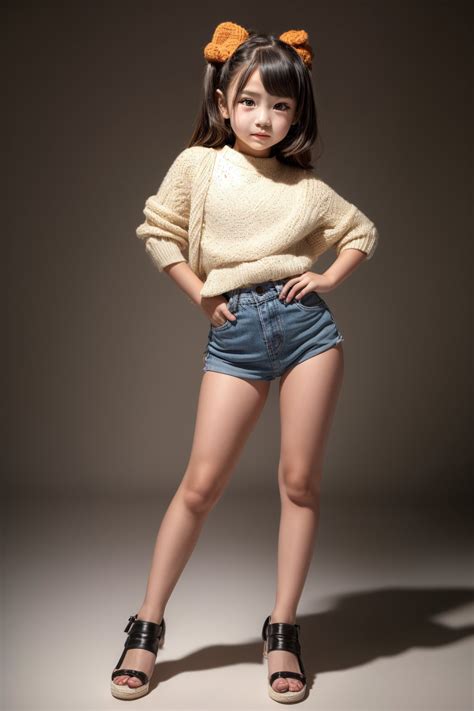 A Young Girl Around 11 Years Image Created By Suna Tensor Art