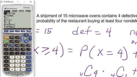 Ti Calculator Tutorial Combinations Permutations Youtube