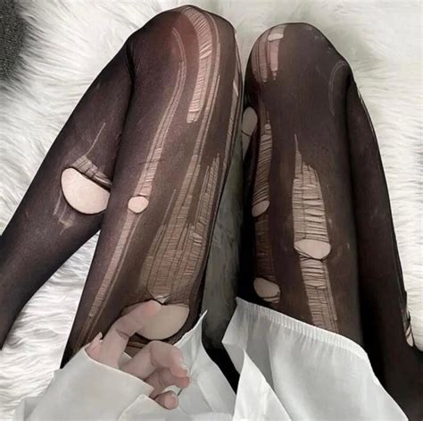 찢어진 스타킹 섹시한 팬티스타킹 망사 이벤트 코스프레 헬로마켓