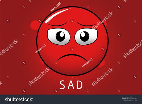 Red Background Sad Emoji Stock Illustration 2005851584 Shutterstock