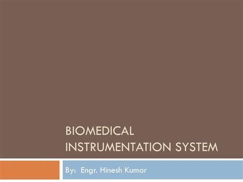 Ppt Biomedical Instrumentation System Powerpoint Presentation Free Download Id 2401372