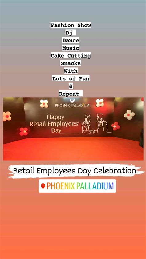 Pravin Kamble On Linkedin Retail Employees Day Celebration Phoenix Palladium