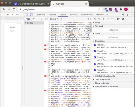 Debugging Javascript In Browser With Examples