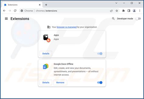 App Extension Browser Hijacker Simple Removal Instructions Search