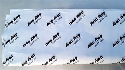 тишу хартии за опаковане декорация Опаковъчна хартия за магазини Тишу брандирана хартия