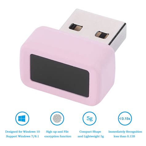 Jual Usb Fingerprint Key Reader Biometric Mini Security Key Dongle Anti