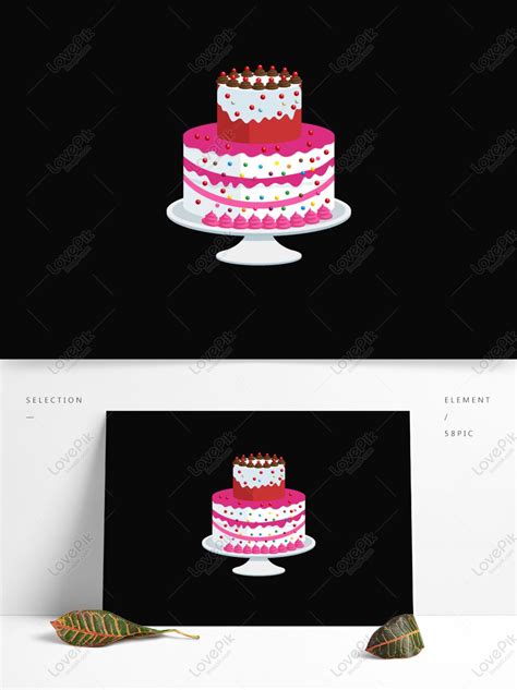 케이크 문자 장식 요소 일러스트 Png 및 벡터 이미지 무료 다운로드 Lovepik