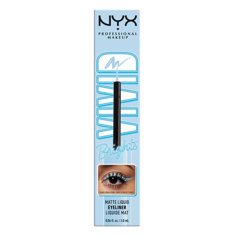 Nyx Professional Makeup Vivid Brights Colored Liquid Eyeliner Blue