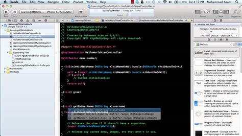 Learning Ios Development Part 6 Objective C Basics Youtube