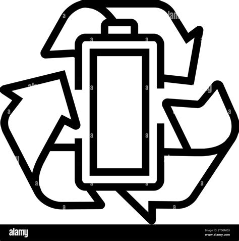 Energy Backup Line Icon Vector Illustration Stock Vector Image And Art Alamy