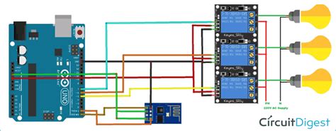 Alexa Controlled Home Automation Using Arduino And Wifi Module Esp 01