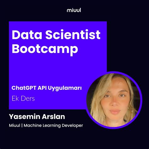 Yasemin Arslan On Linkedin Data Scientist Bootcamp 🚨