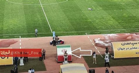 عکس تندیس حاج قاسم از چه زمانی در ورزشگاه نقش جهان نصب شده؟ همشهری