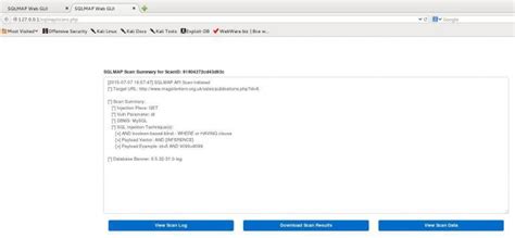 SQLMAP Web GUI графический интерфейс для SQLMAP The Codeby