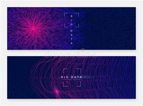 Big Data Abstract Digital Technology Background Stock Vector