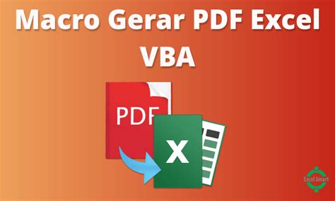 Macro Para Salvar A Planilha Do Excel Como PDF Excel Smart