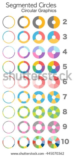 8 Multi Level Donut Chart Stock Vectors And Vector Art Shutterstock